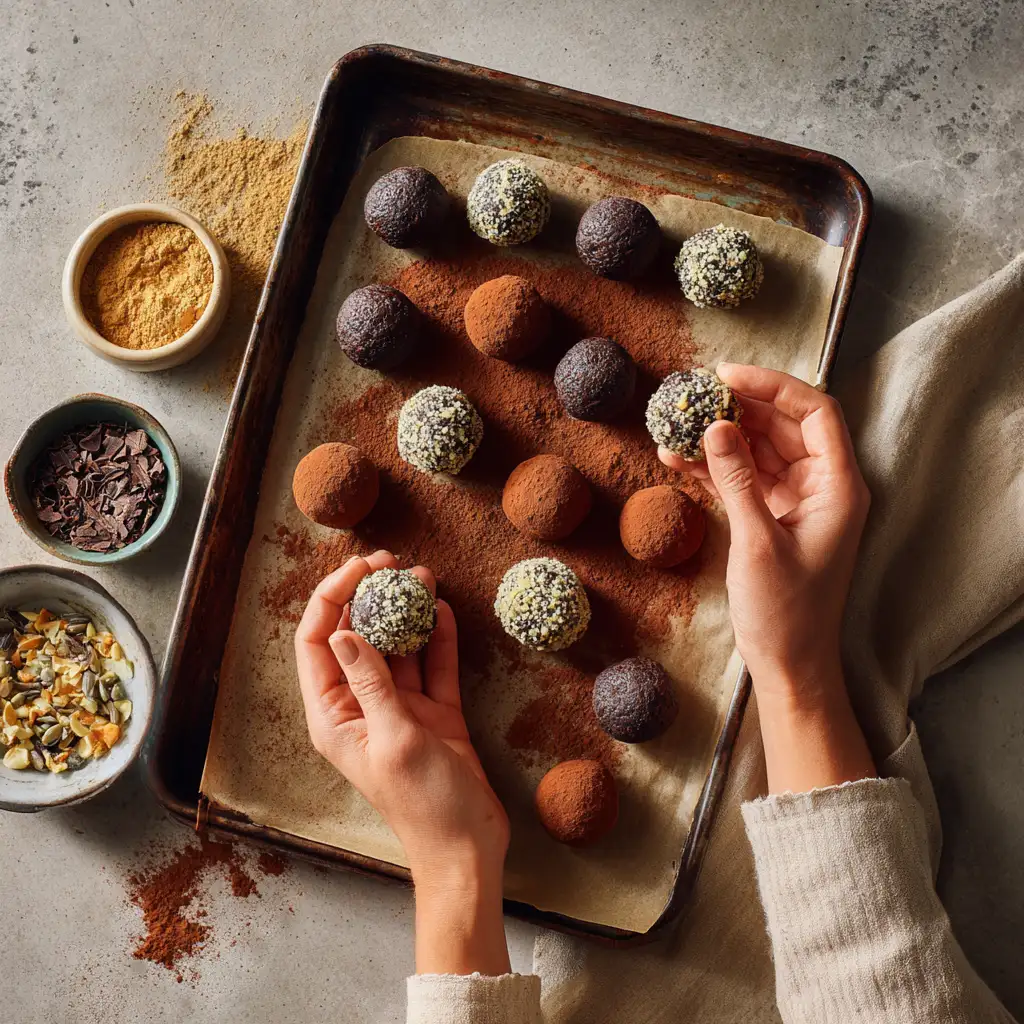 Vegan Chocolate Truffles – Easy 6 Steps Recipe for Rich Flavor